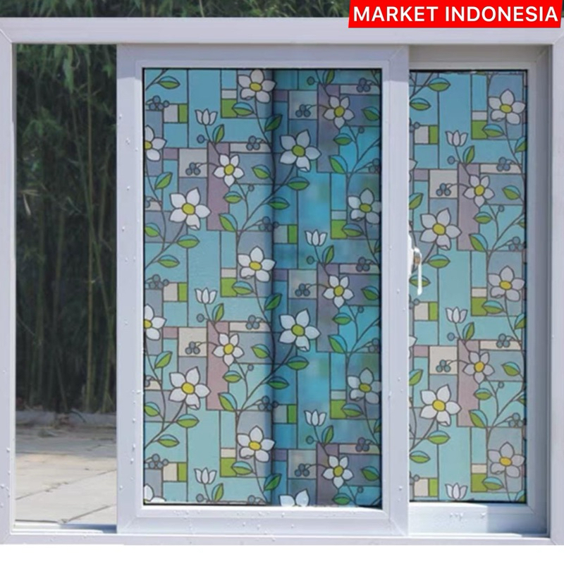 Jual Sticker Kaca 6155 Best Seller Premium L122CmxP50Cm The Best Anti ...