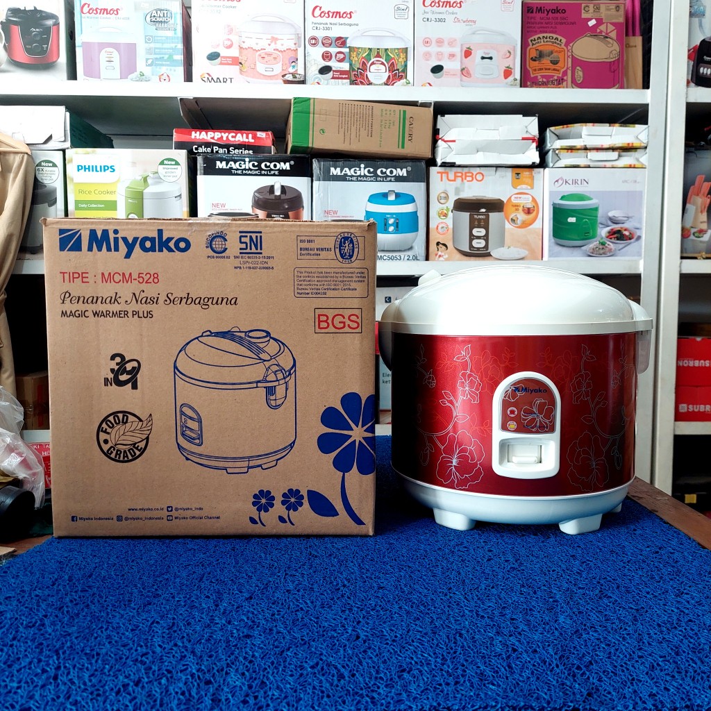 Jual Miyako rice cooker MCM-528 BGS 1.8L penanak nasi miyako MCM 528 ...