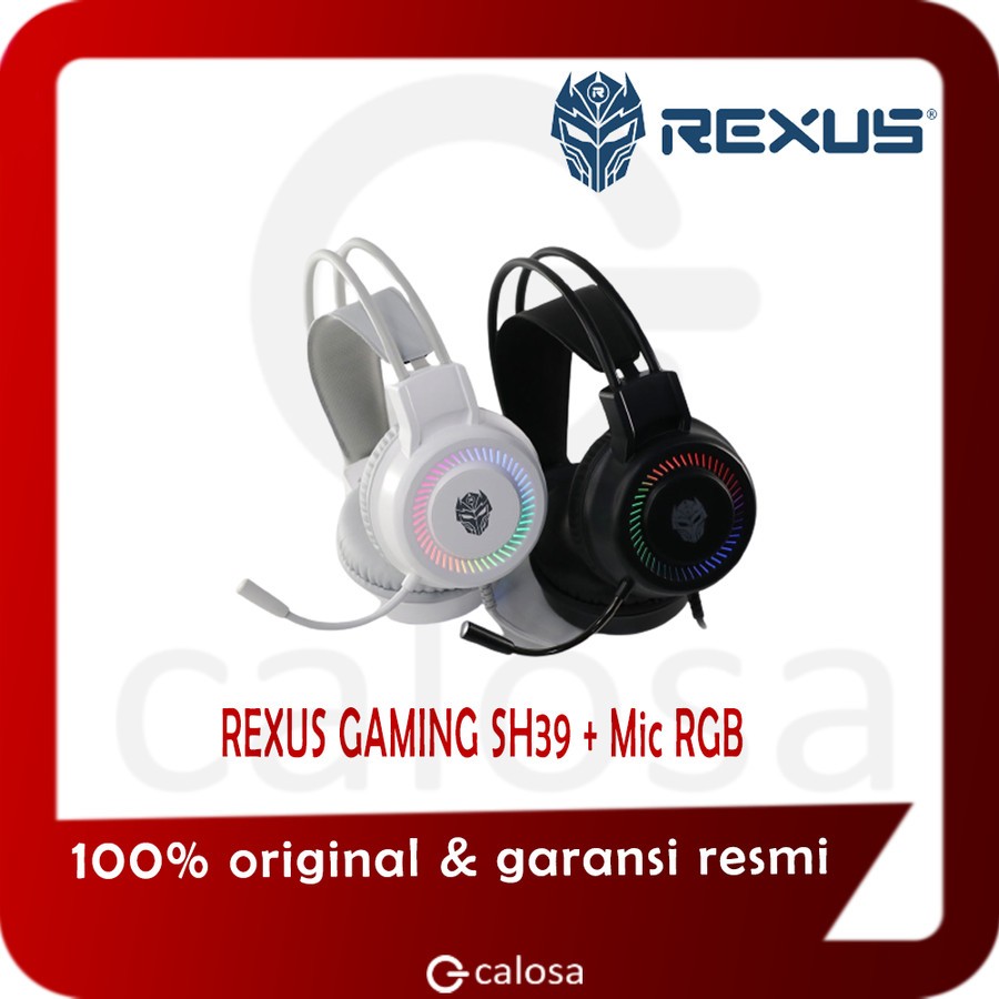 Jual Rexus SH39 / SH-39 Gaming Headset Multiplatform Garansi Resmi New | Shopee Indonesia