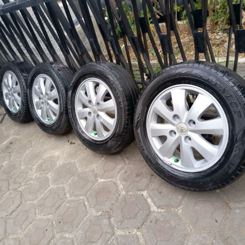 Jual 4 Velg R15 pcd 114 +ban 185/65 toyota avanza S velos xenia futura ...