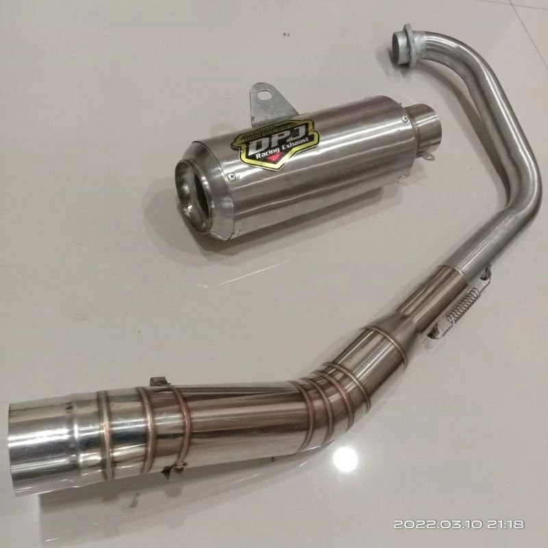 Jual knalpot dpj gp1 sarangan 1/4 satria fu vixion Jupiter mx sonic cbr ...