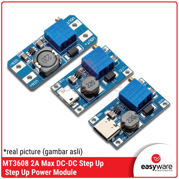 Jual MT3608 2A Step Up Adjustable DC to DC Modul | Shopee Indonesia