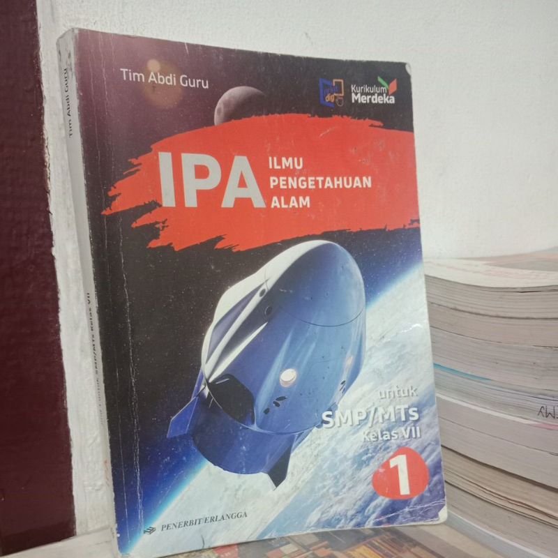 Jual buku IPA SMP kelas 1-7 penerbit erlangga kurikulum merdeka ...