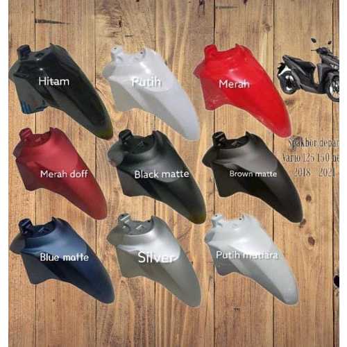 Jual spakbor depan selebor depan motor vario 125 150 K59j new led tahun ...