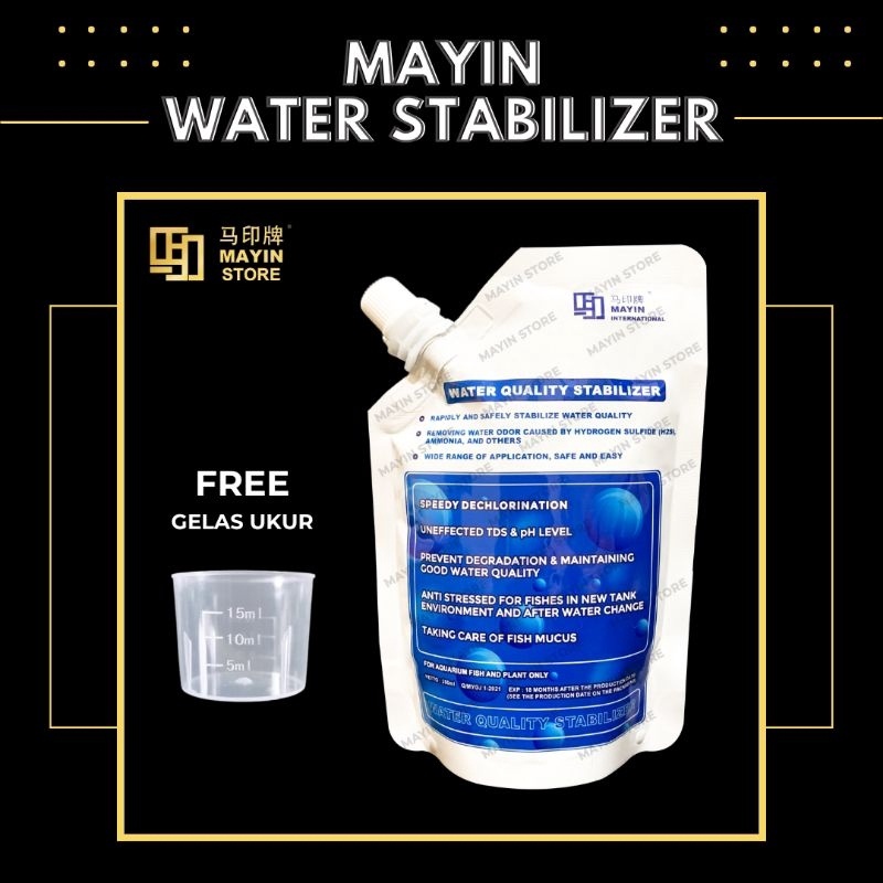 Jual Original MAYIN Water Quality Stabilizer - Vitamin Ikan Penjernih ...