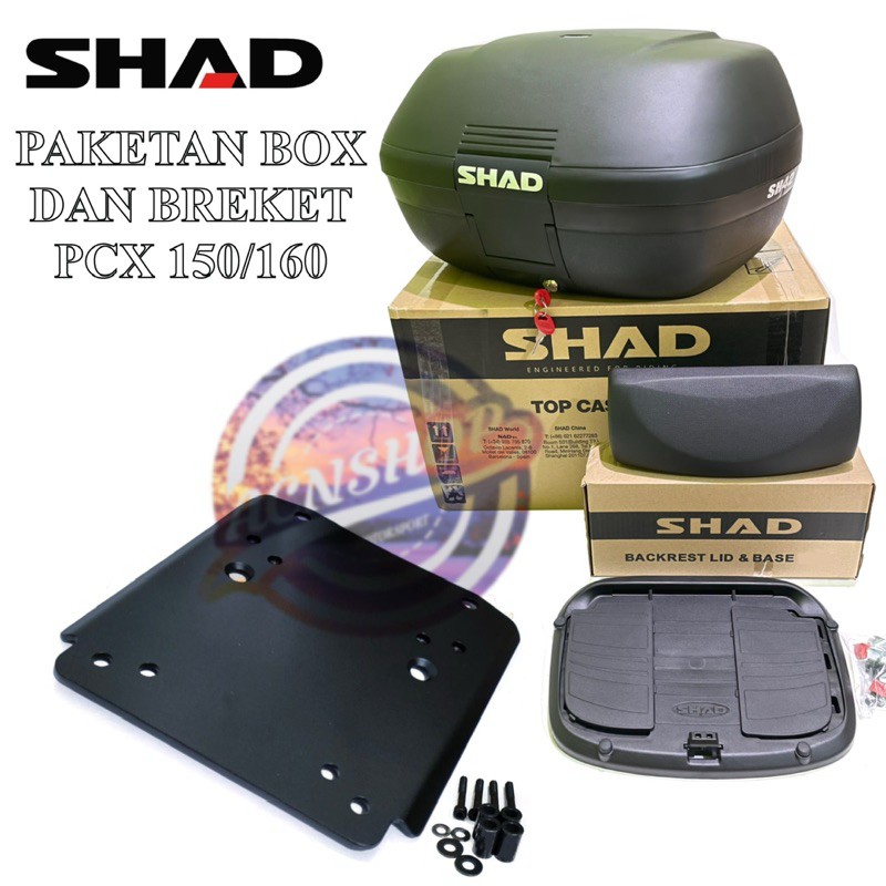 Jual BOX SHAD SH42 PLUS BREKET BOX MOTOR PCX 150 PCX 160 NEW 2021 ...