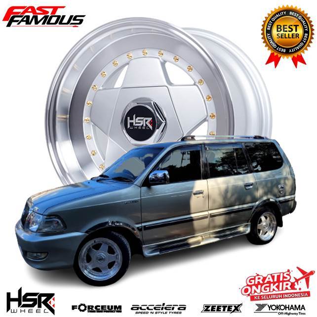 Jual Velg mobil ring 15 lebar 7,5/8,5 baut 4x100 4x114 silver machine ...
