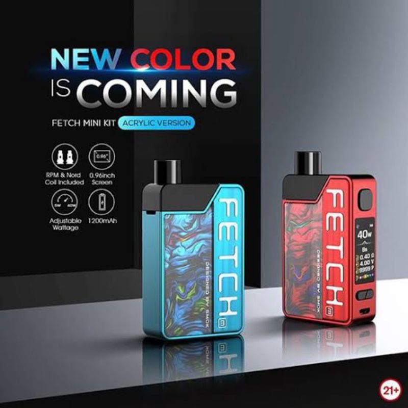 Jual TERLARIS VAPOOR SMOKE FETCH MINI 40W AUTHENTIC FULSET | Shopee ...
