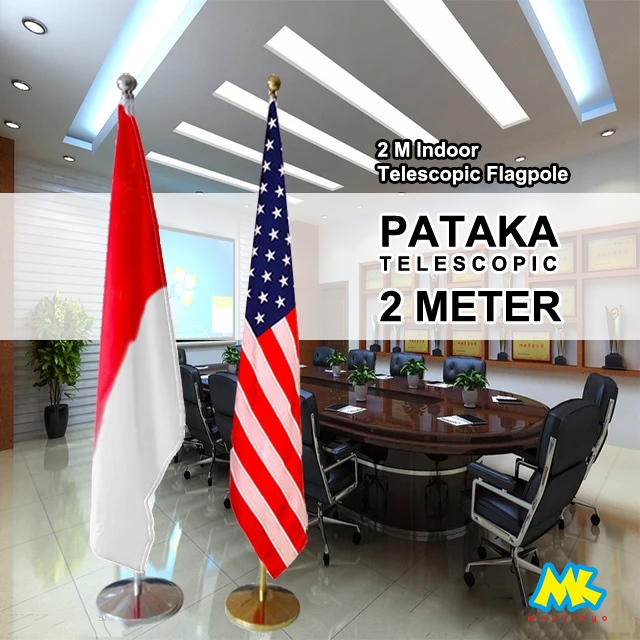 Jual Pataka Bendera / Standing Flag Pole Kit | Shopee Indonesia