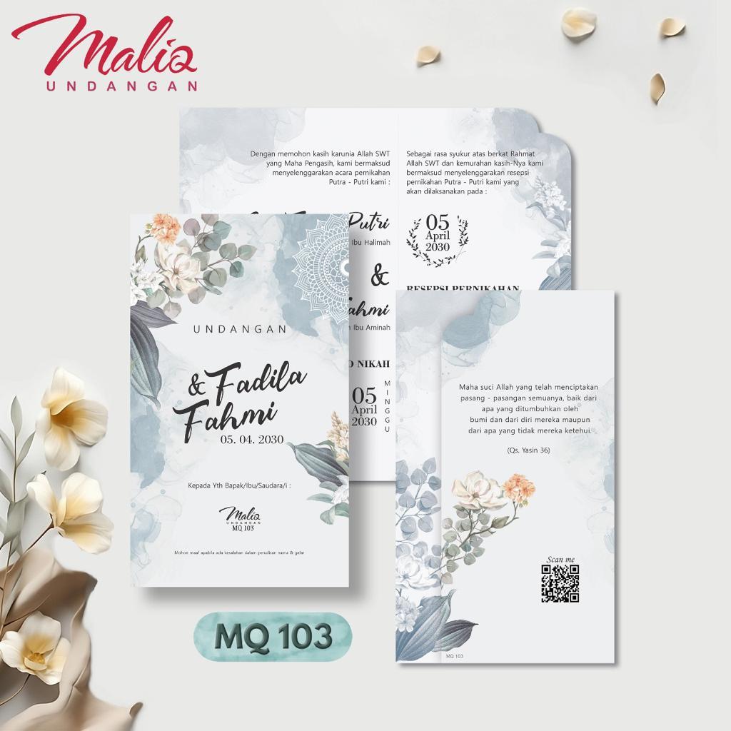 Jual MALIQ 103 Blanko Undangan | Blangko Undangan | Undangan Murah | Shopee Indonesia