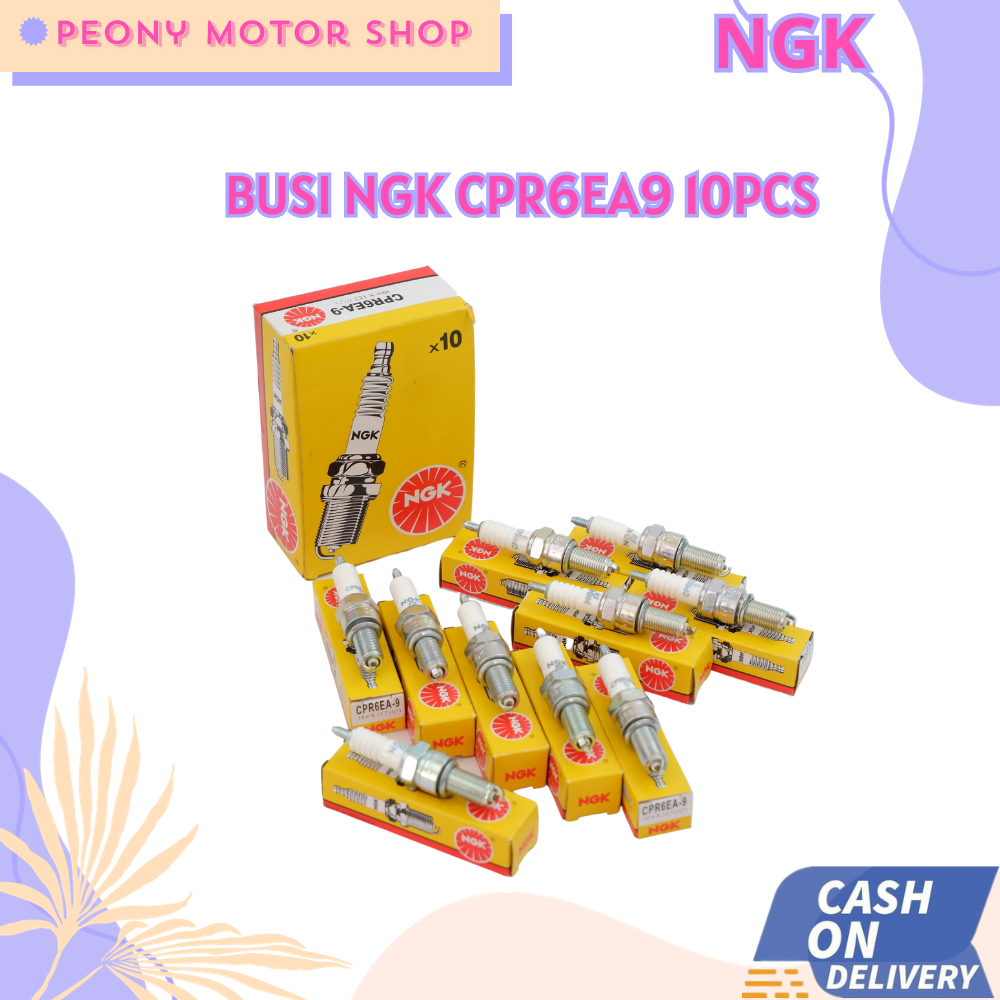 Jual Busi honda beat - Busi NGK CPR6EA9 ISI 10 PCS | Shopee Indonesia