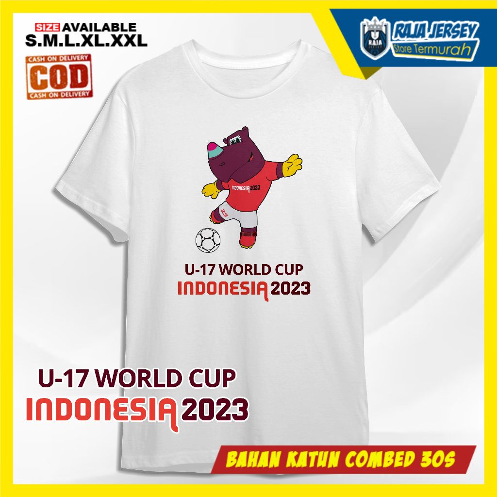 Jual Kaos Bola Maskot Piala Dunia U17 Baju FIFA U-17 World Cup ...