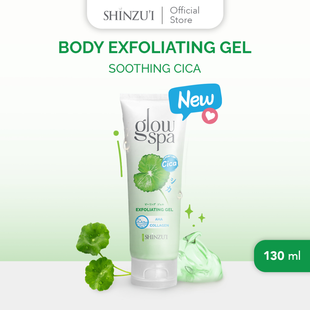 Jual Shinzui Glow Spa Exfoliating Gel 260ml,130ml Series | Honey | Ichigo | Cica | Gel ...