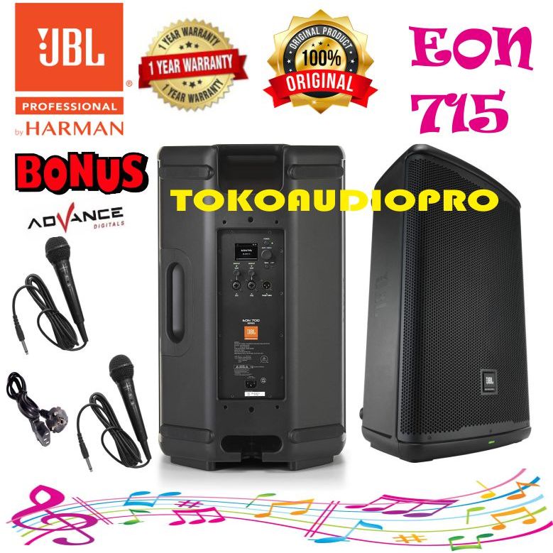 Jual JBL EON715 Speaker Aktif 15 inch dengan Bluetooth | Shopee Indonesia