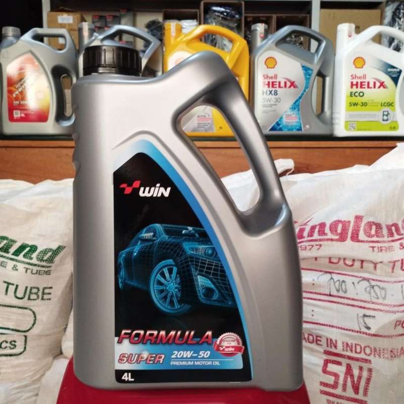 Jual Oli Mesin WIN Formula Super 20W50 API SG/CD 4L | Shopee Indonesia