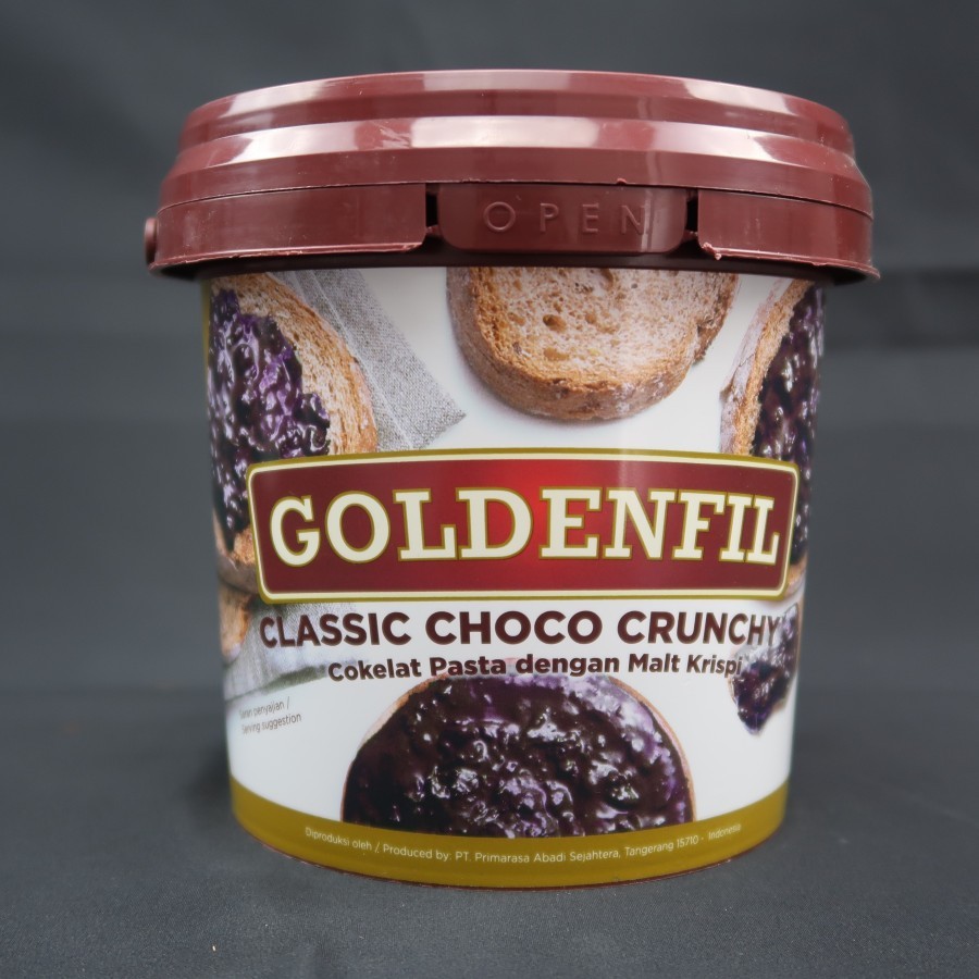 Jual Goldenfil Chocolate Crunchy 1 Kg / Selai Coklat Krispi - Choco ...