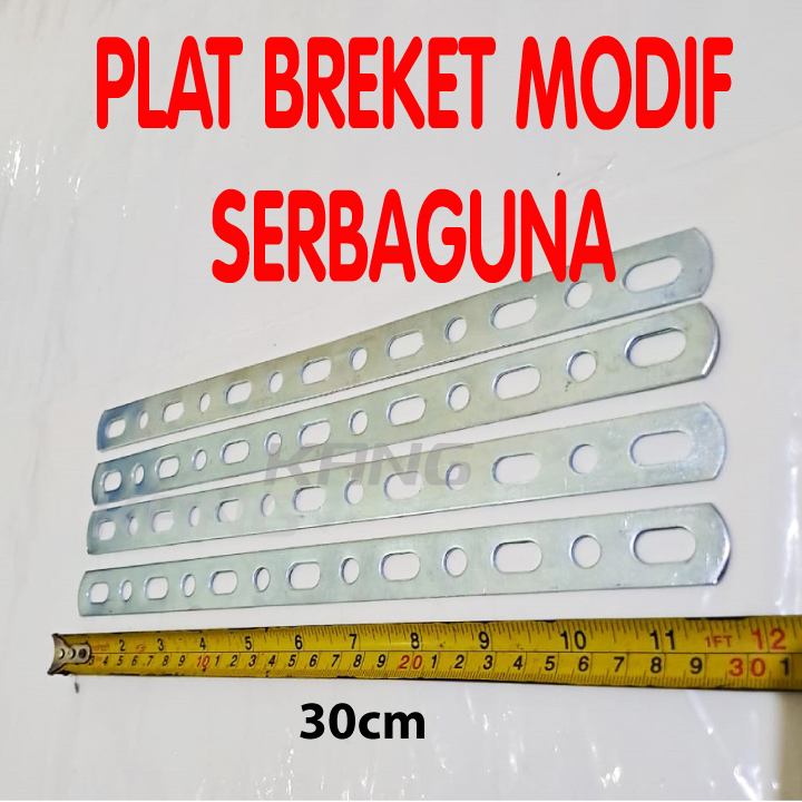 Jual PLAT BRACKET BREKET BOLONG LUBANG SERBAGUNA MODIF LAMPU LED ...