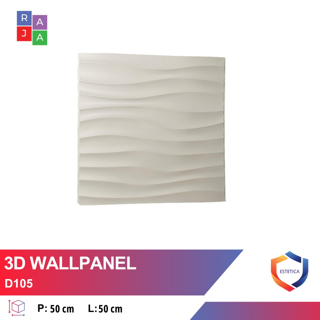 Jual Wallpanel 3D Stiker Wall Panel PVC Dinding Motif 3D Ukuran 50 x 50 ...