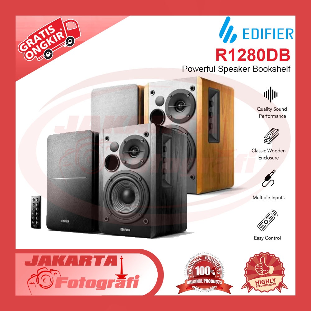Jual Edifier R1280DB Active 2.0 Bluetooth Bookshelf Speaker Set | Shopee Indonesia