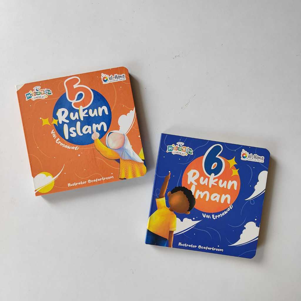 Jual Buku Bayi 5 Rukun Islam dan 6 Rukun Iman Muslim Baby Starter Kit ...