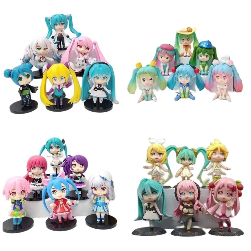 Jual action figure Hatsune Miku set isi 6 pcs | Shopee Indonesia