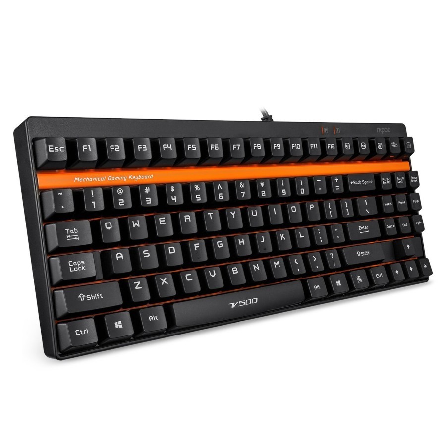 Jual RAPOO Gaming Mechanical Keyboard V500 Black | Shopee Indonesia