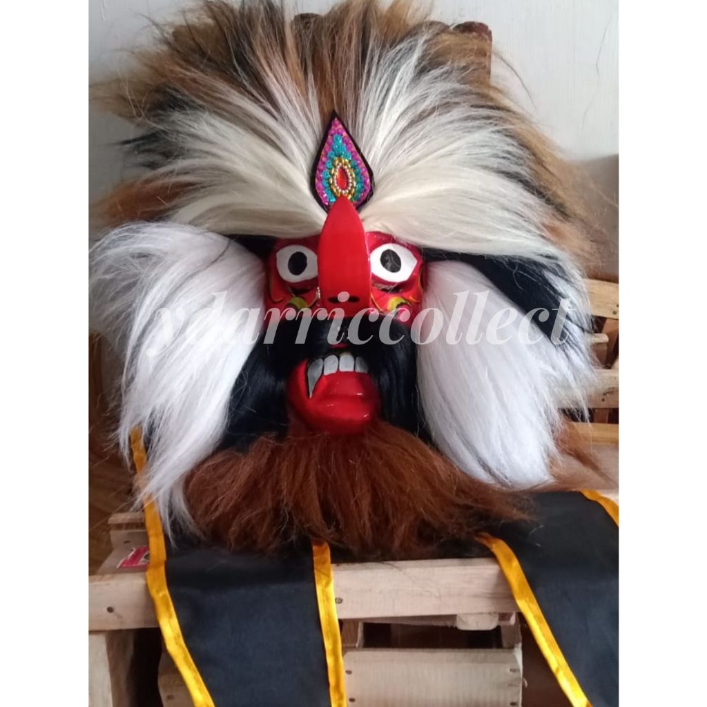 Jual Ganongan Topeng ganong kayu | Topeng bujang ganong | Shopee Indonesia