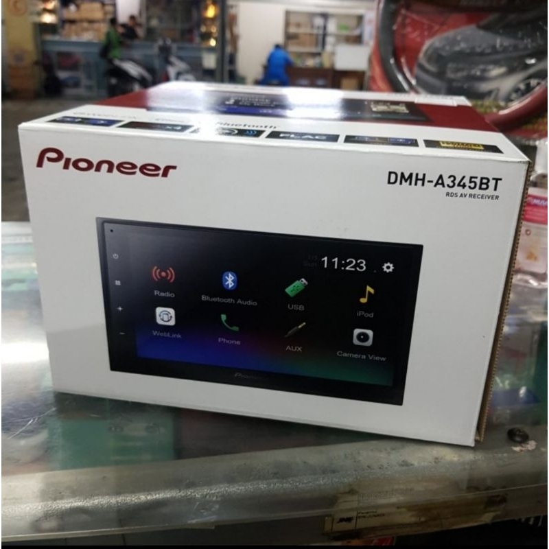 Jual Head unit Pioneer DMH A345BT - double din dmh a345bt 6.8inch ...