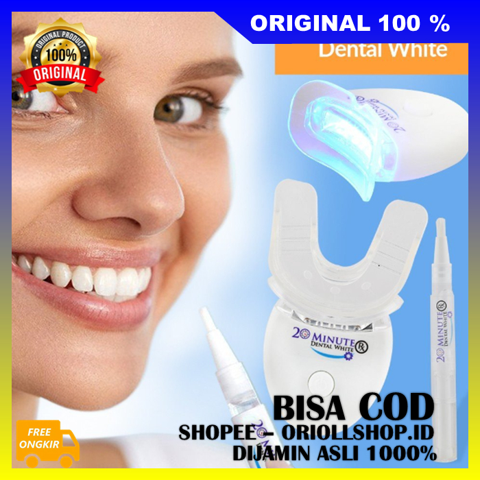 Jual Alat Pemutih Gigi Dental White Pemutih Gigi 20 Minute Whitening ...