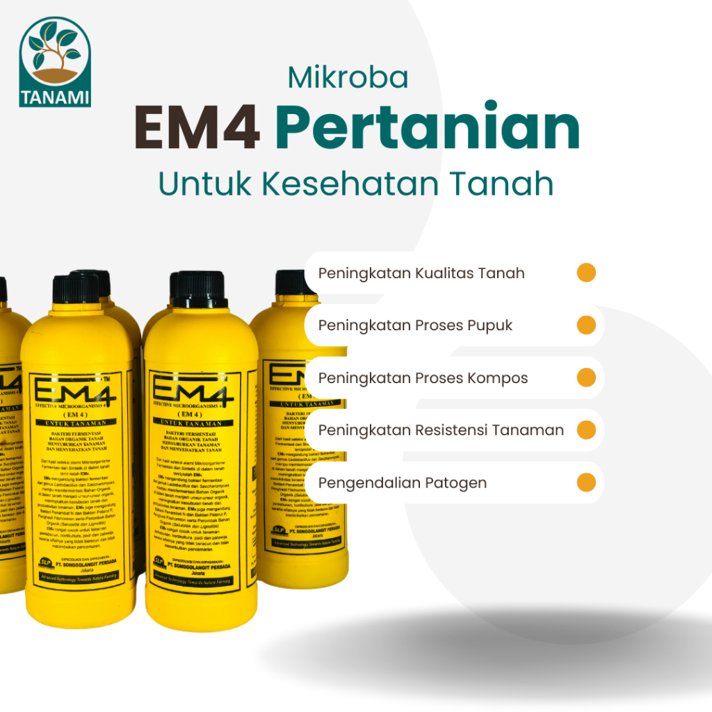 Jual Pupuk Cair Organik EM4 Tanaman 1 liter | Shopee Indonesia