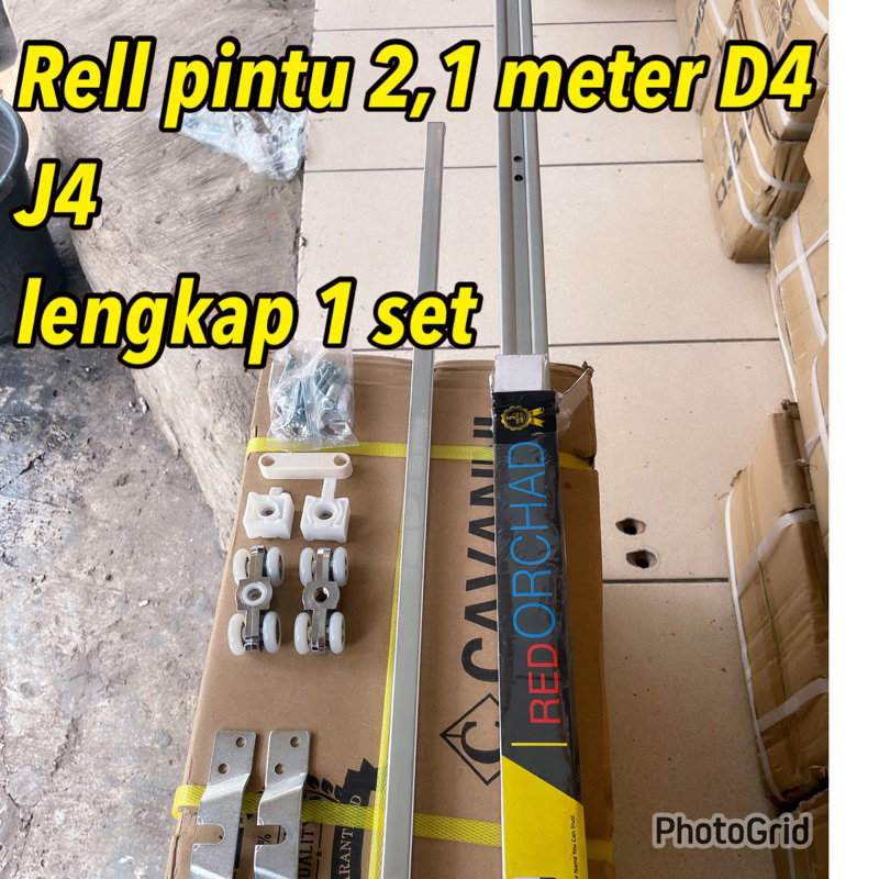 Jual REL PINTU GESER Rel Pintu dekkson 1,8 Meter 2 meter Rel Pintu ...