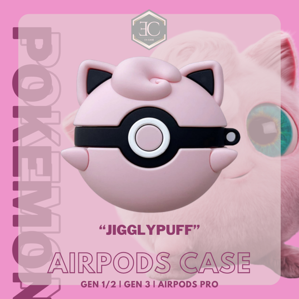 Jual Premium Airpods Case Jigglypuff Pokemon Pokeball Casing for Airpod ...