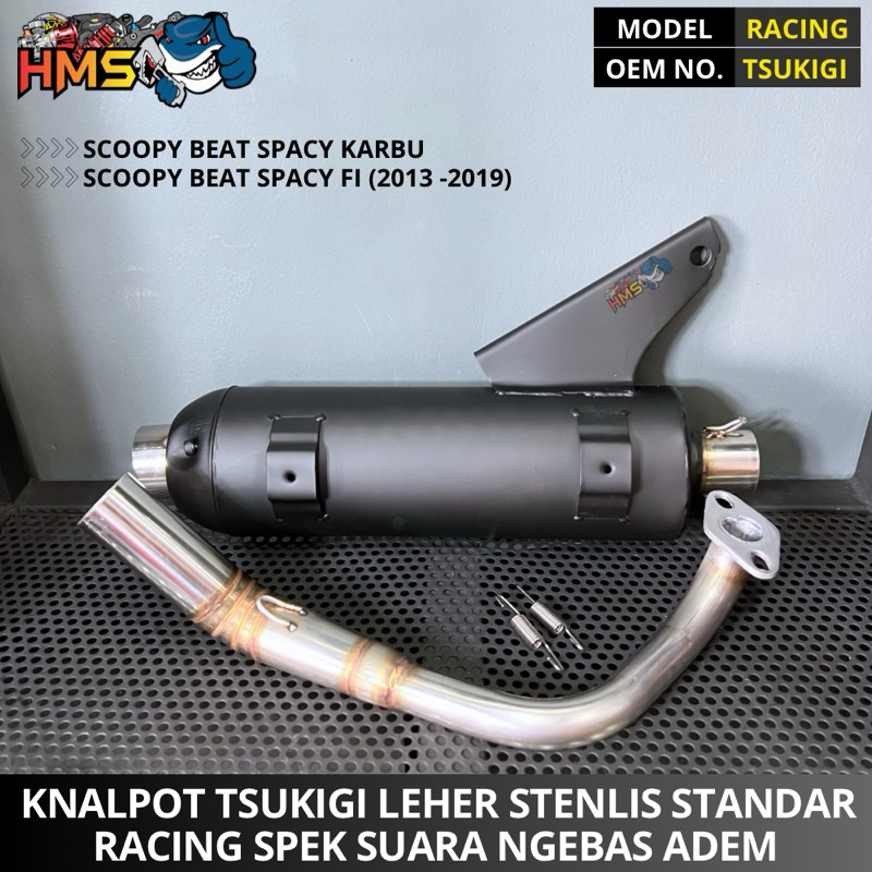 Jual KNALPOT TSUKIGI BEAT SCOOPY FI POP STREET SPACY VARIO 110 LED ...