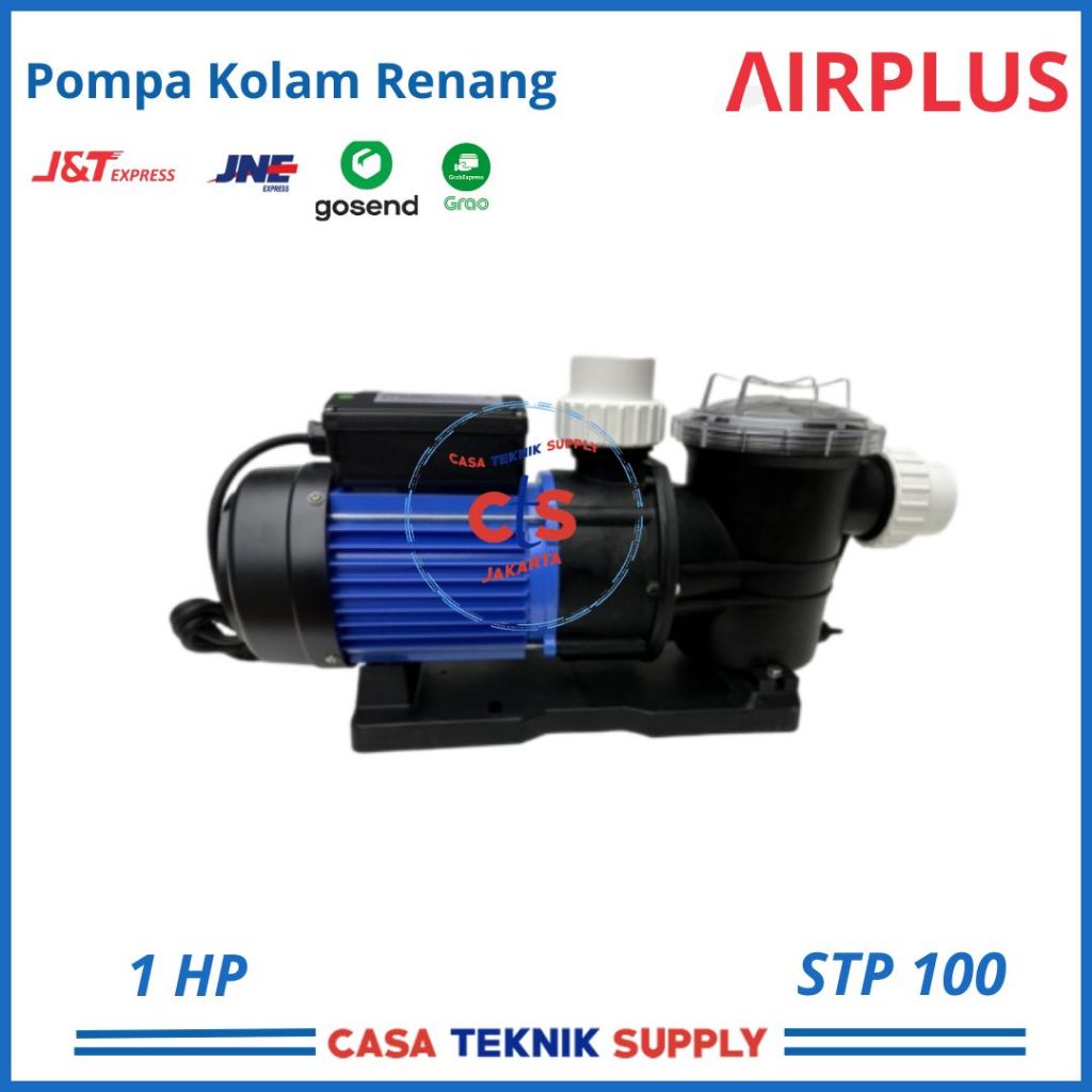 Jual Pompa Kolam Renang STP 100 Pompa Kolam Renang Airplus STP-100 1Hp ...