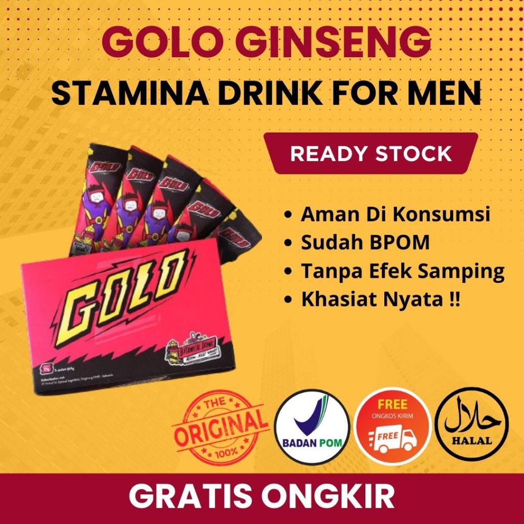 Jual Mister GOLO isi 5 Sachet | Suplemen Pria Herbal Serbuk Rasa Jelly ...