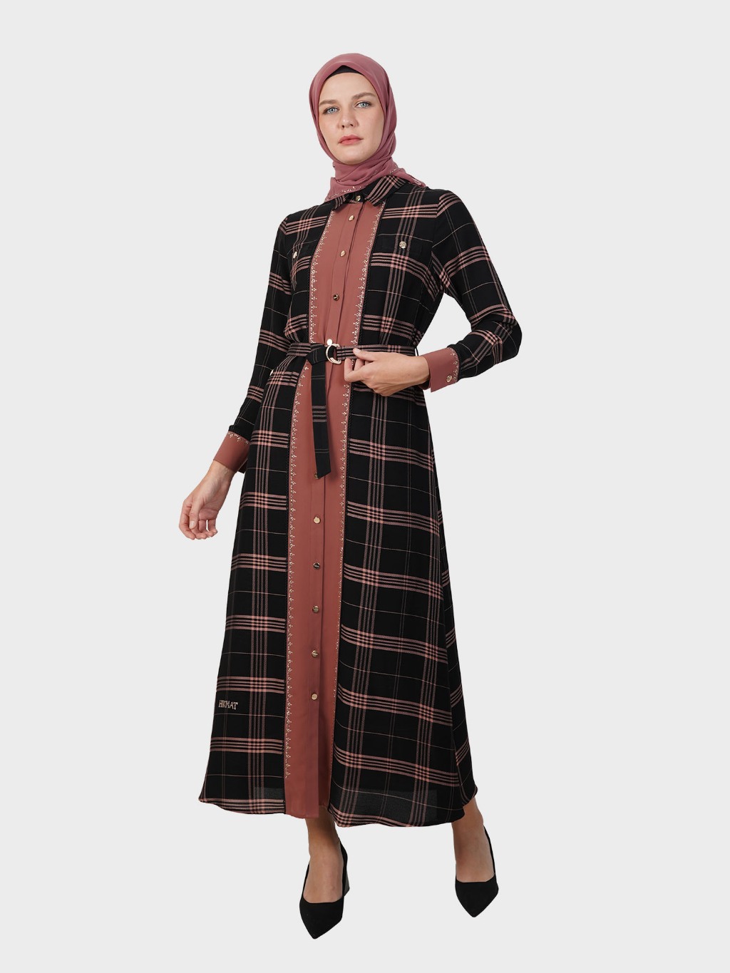 Jual HIKMAT C4923 - Gamis Casual Abaya | Shopee Indonesia