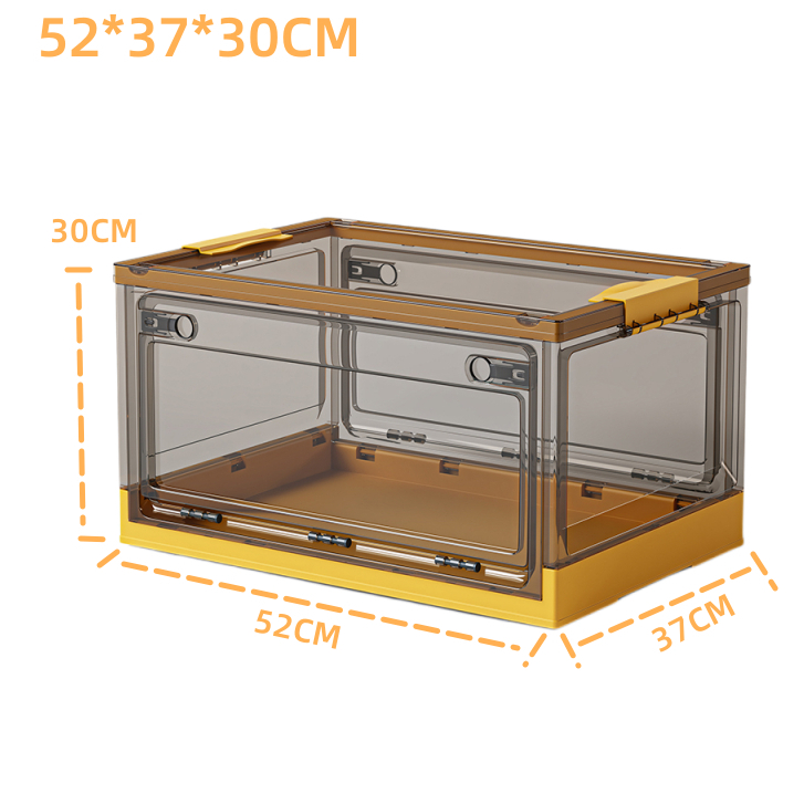 Jual Transparan Storage box Foldable Penyimpanan Box Kapasitas ekstra ...