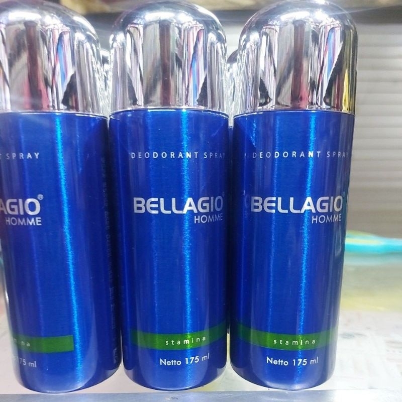 Jual bellagio homme stamina deodorant spray 150ml | Shopee Indonesia