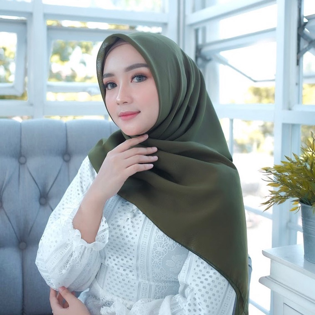 Jual [ COD ] Bella Square 50 Warna Hijab Segiempat Premium Anti Letoy | Shopee Indonesia