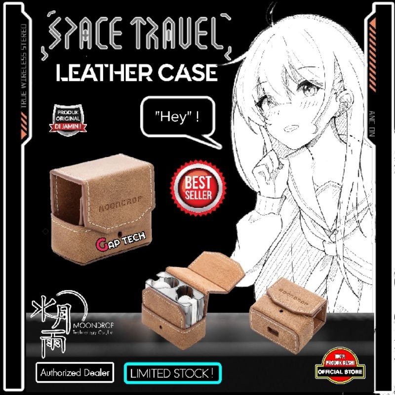 Jual Moondrop Space Travel Leather Case / Protective Case Original ...