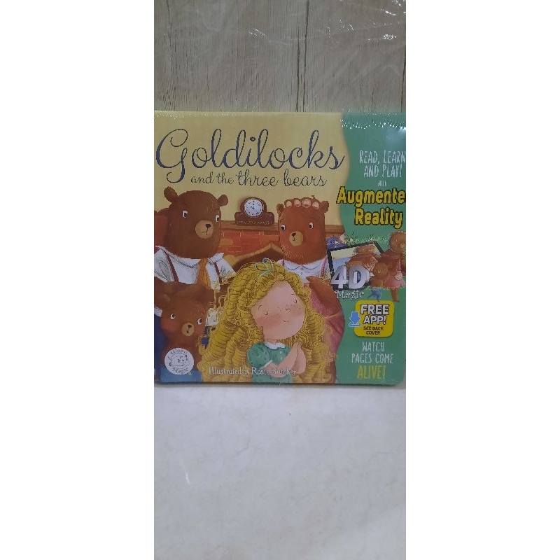 Jual goldilocks and the three bears , little hippo magic book , 4D ...