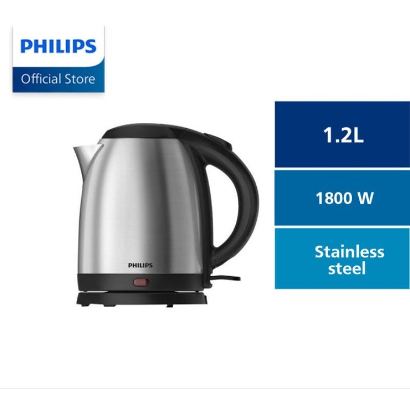 Jual Philips HD9303/03 Kettle Stainless Steel 1.2L - HD9303 | Shopee ...