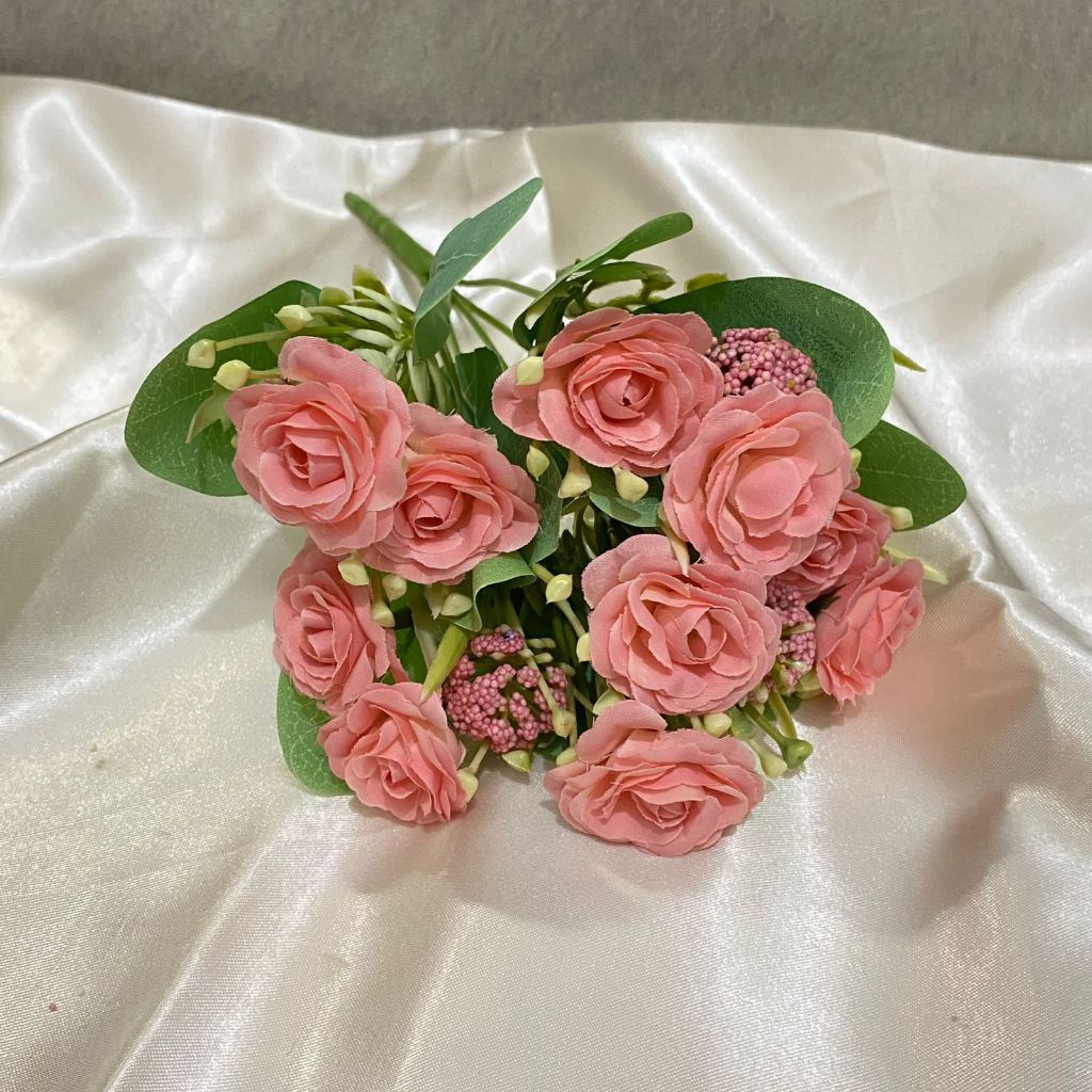 Jual BUNGA ROSE FREESIA 10 KUNTUM ARTIFICIAL BUNGA HIAS BUATAN DEKORASI ...