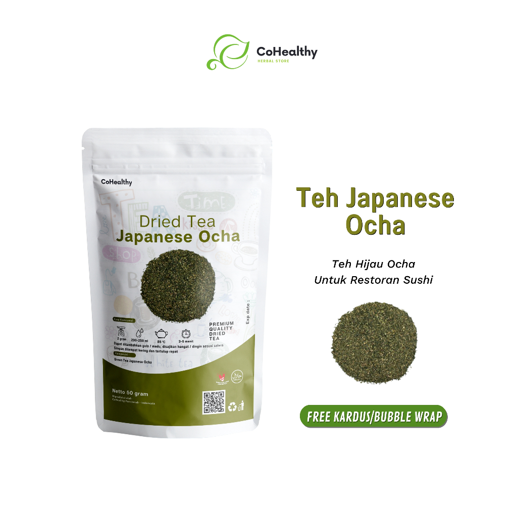 Jual Teh Hijau Jepang Ocha / Green Tea / Sencha Tea / Japanese Ryokucha ...