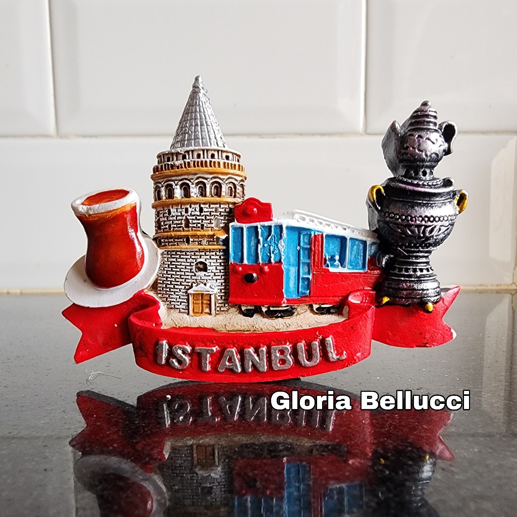 Jual souvenir oleh oleh istanbul galata turkey tempelan kulkas magnet ...