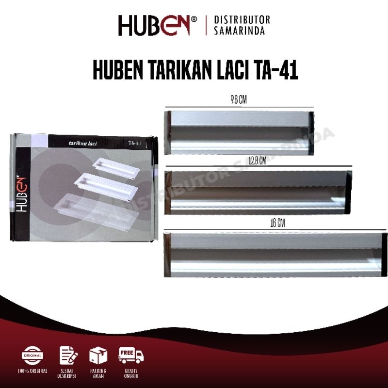 Jual HUBEN TA-41 Handle Tanam Tarikan Aluminium Kom Pintu Sliding ...