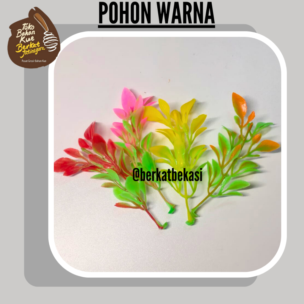 Jual CAKE TOPPER POHON WARNA SET 8PCS / HISANA KUE / CAKE TOPPER ...