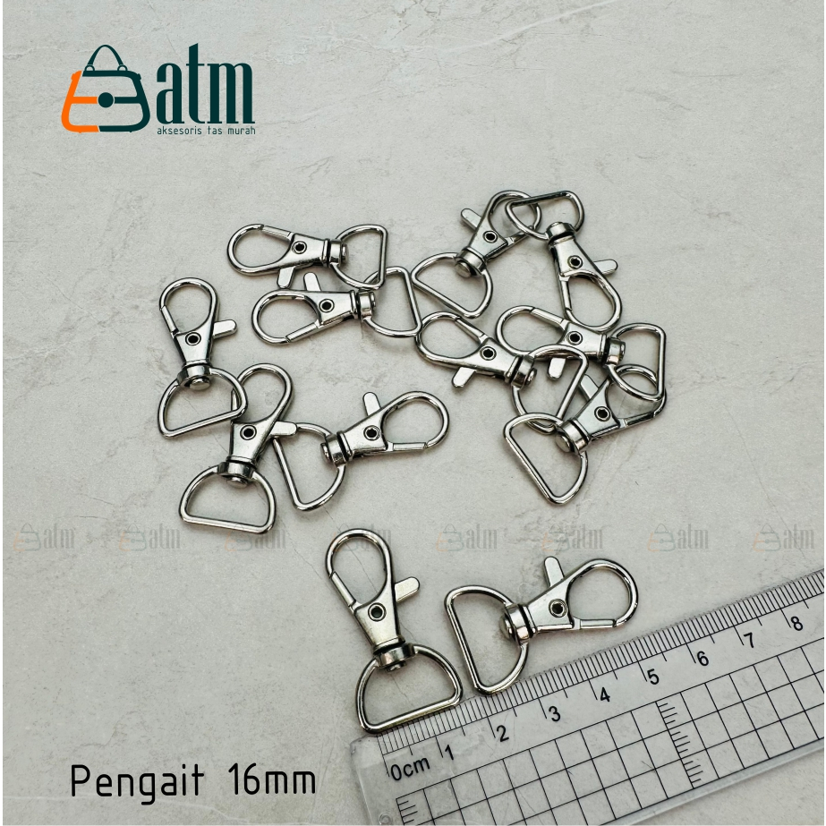 Jual Kait Tas / Kew Kew / Cantolan Murah 16mm Harga per Lusin | Shopee ...