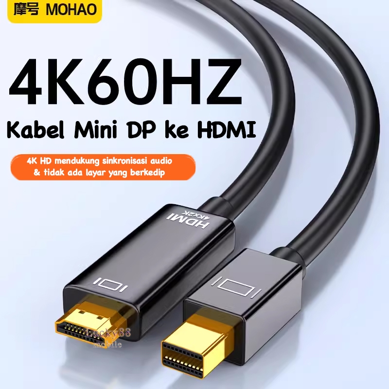 Jual Cable Mini Display Port DP to HDMI HDTV 4K 2K Active Eyefinity ...