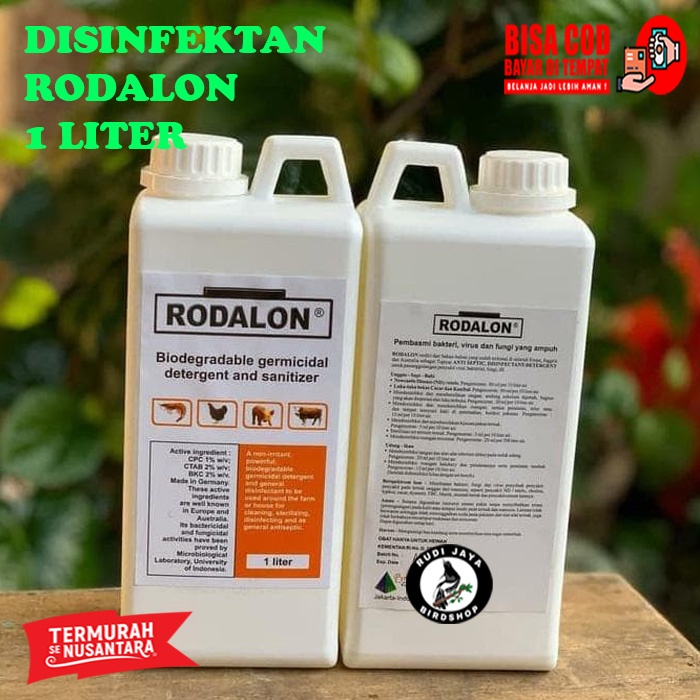 Jual RODALON 1 LITER 1L DISINFEKTAN ANTISEPTIK ANTI KUMAN BAKTERI ...